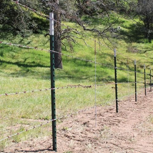 Poste Ganadero Tipo T - 2.13 m (7 pies) – Paquete 200 Piezas - AM Aceros