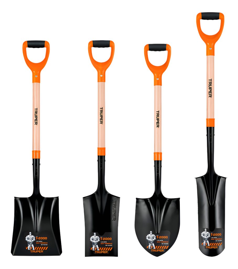 Palas Truper T-2000 con Puño ''Y'' Comfort Grip - AM Aceros