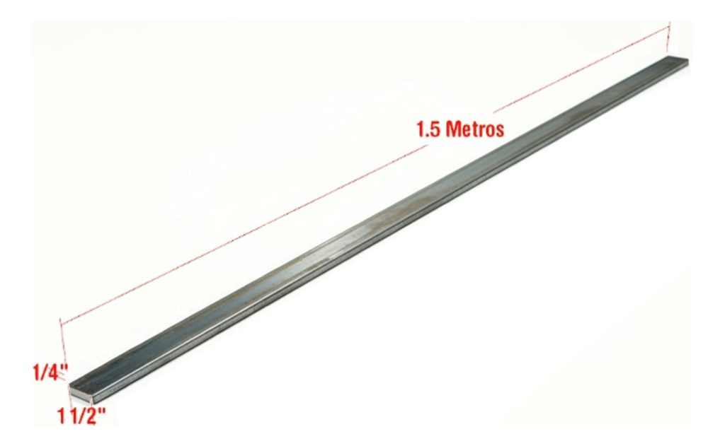 4 soleras 1/4 x 1 1/2 de acero para refuerzos estructurales - AM Aceros